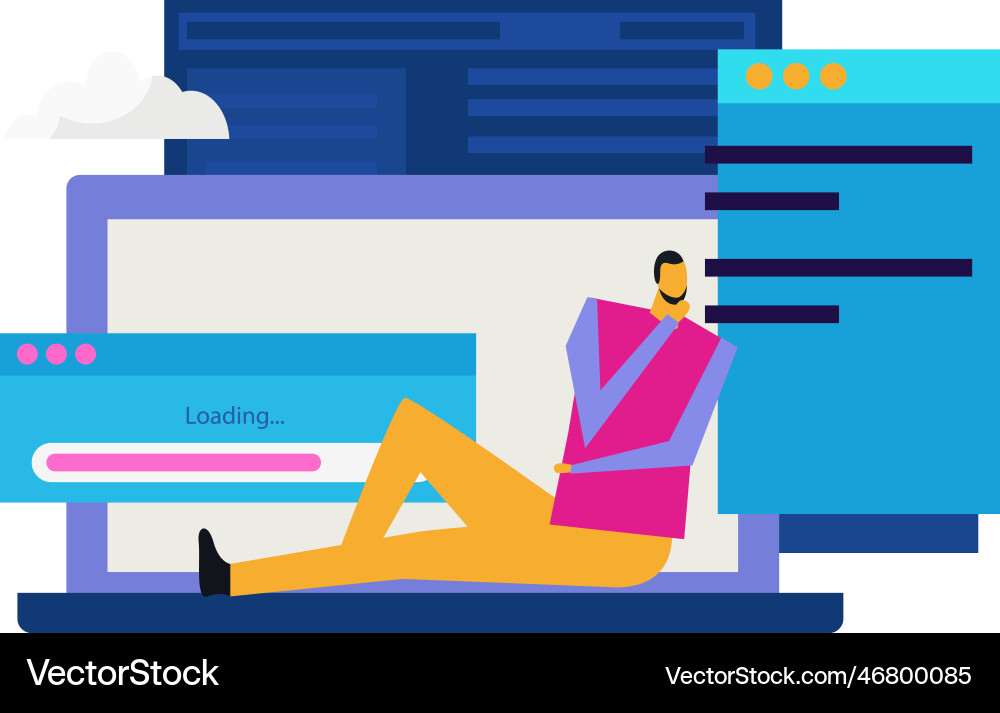 People interfaces icon Royalty Free Vector Image