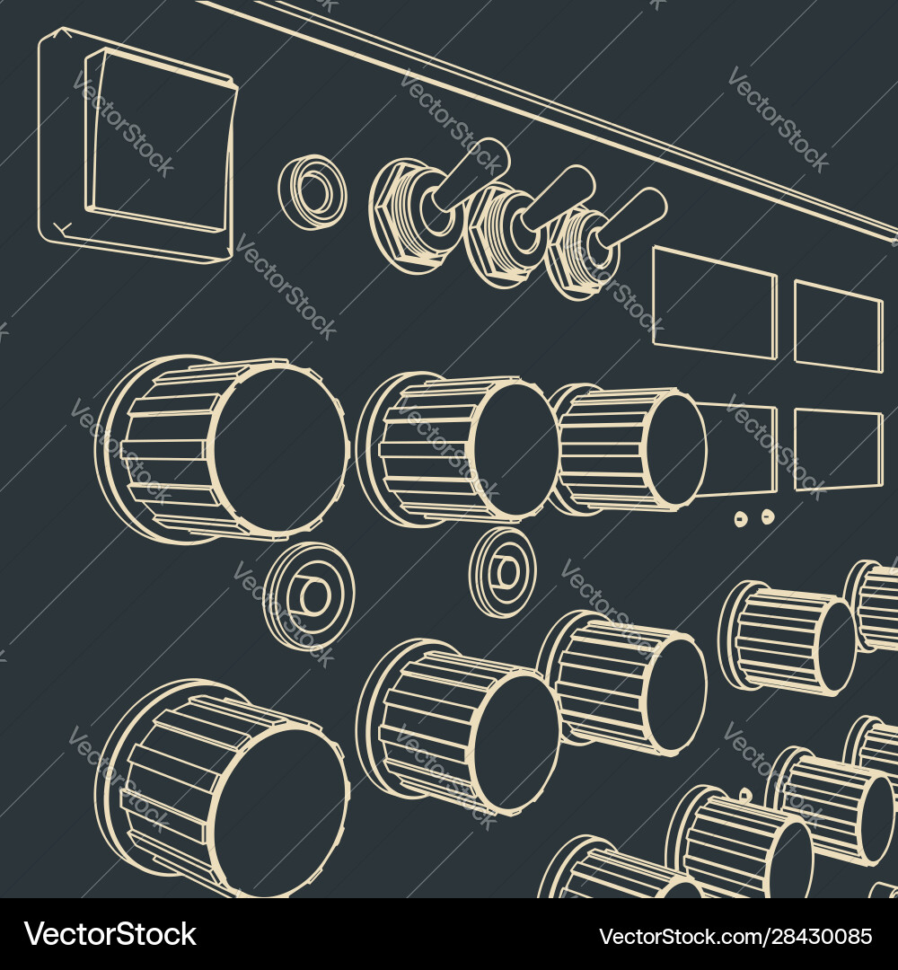 Professional diagnostic and repair equipment Vector Image