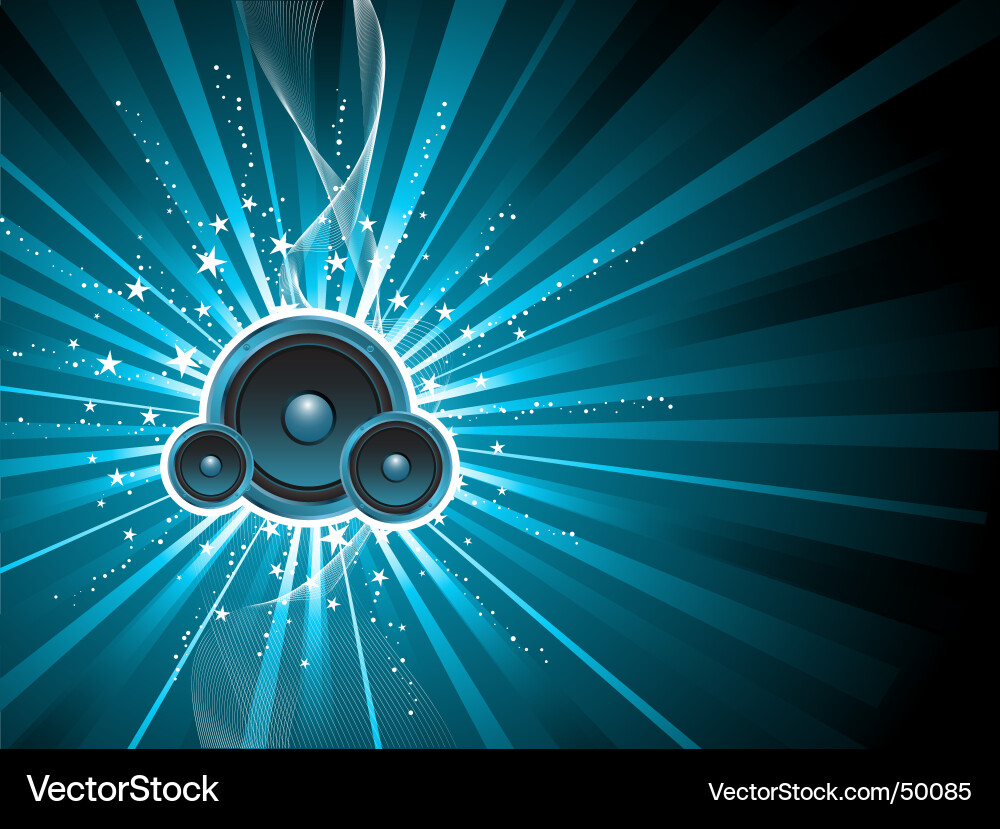 Sound burst Royalty Free Vector Image - VectorStock