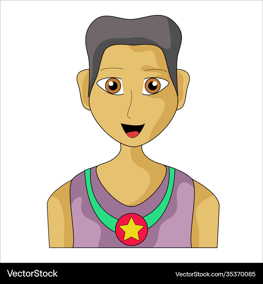 Winner man clip art Royalty Free Vector Image - VectorStock