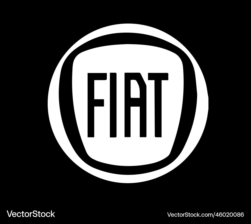 Fiat Logo - Brand Symbol Royalty Free Vector Image