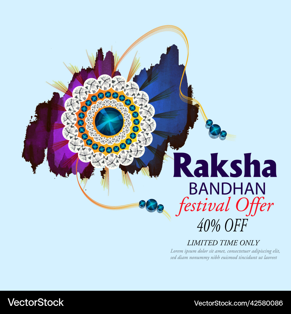 Raksha bandhan Royalty Free Vector Image - VectorStock