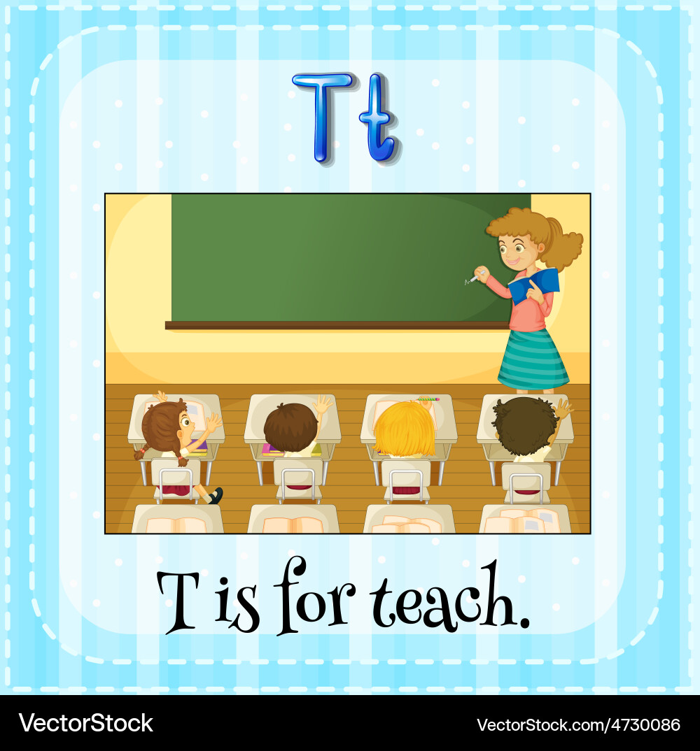 Teach Royalty Free Vector Image - VectorStock