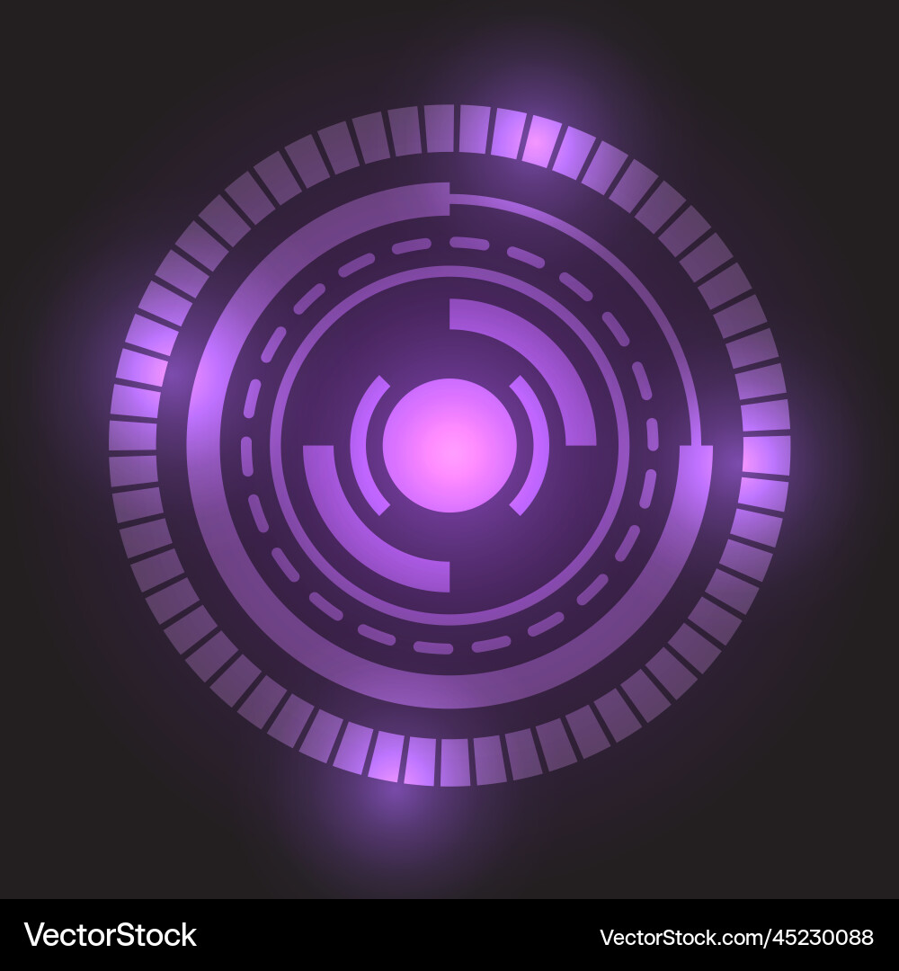 Abstract technology with hi-tech violet background
