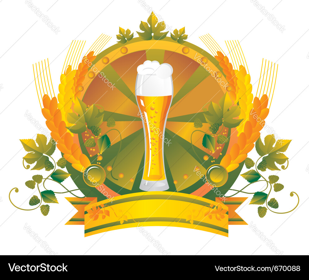 Beer mug Royalty Free Vector Image - VectorStock
