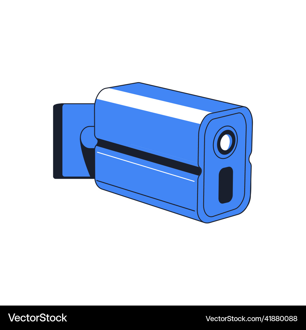 Cctv street camera for video surveillance Vector Image