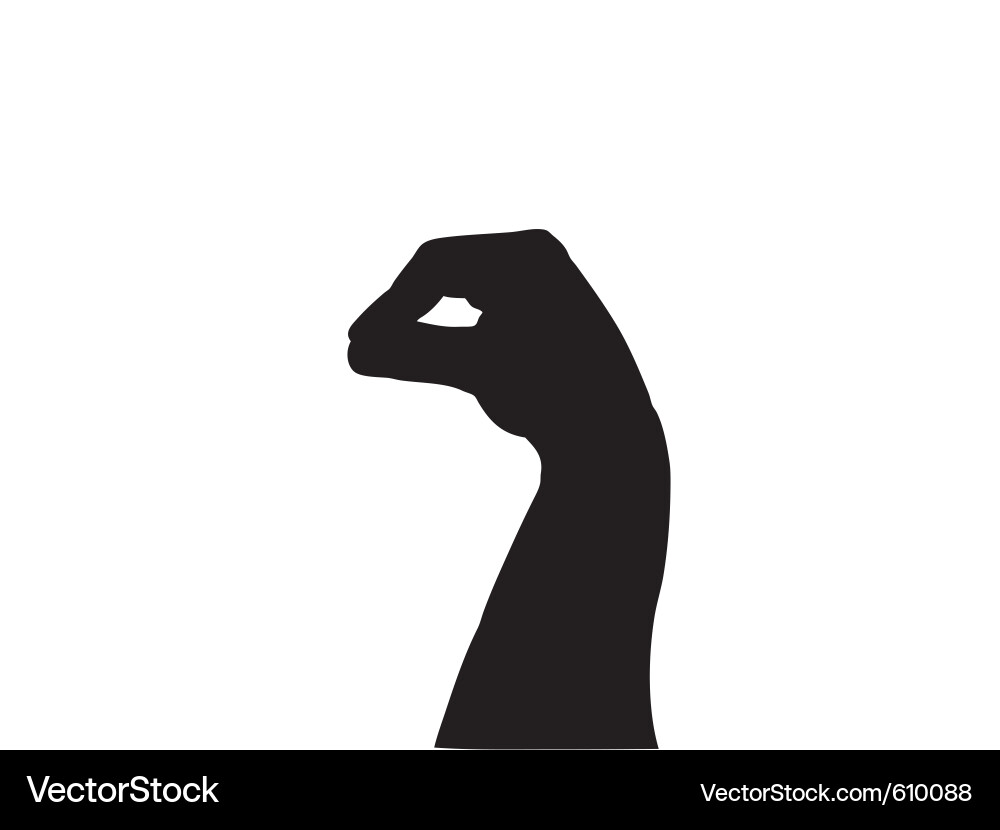 Hand snake gesture Royalty Free Vector Image - VectorStock