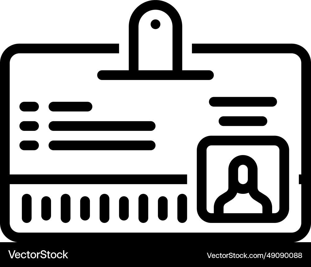 Id card Royalty Free Vector Image - VectorStock