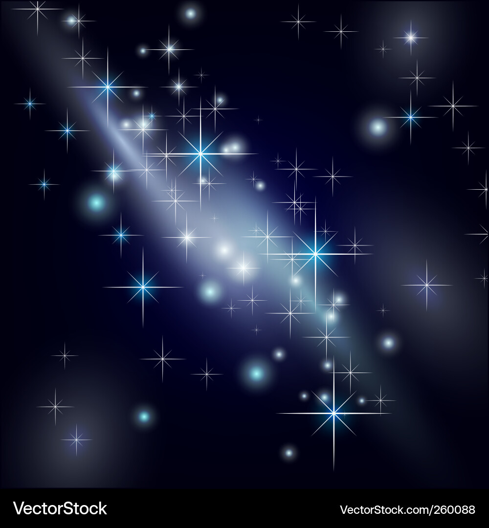Night sky Royalty Free Vector Image - VectorStock