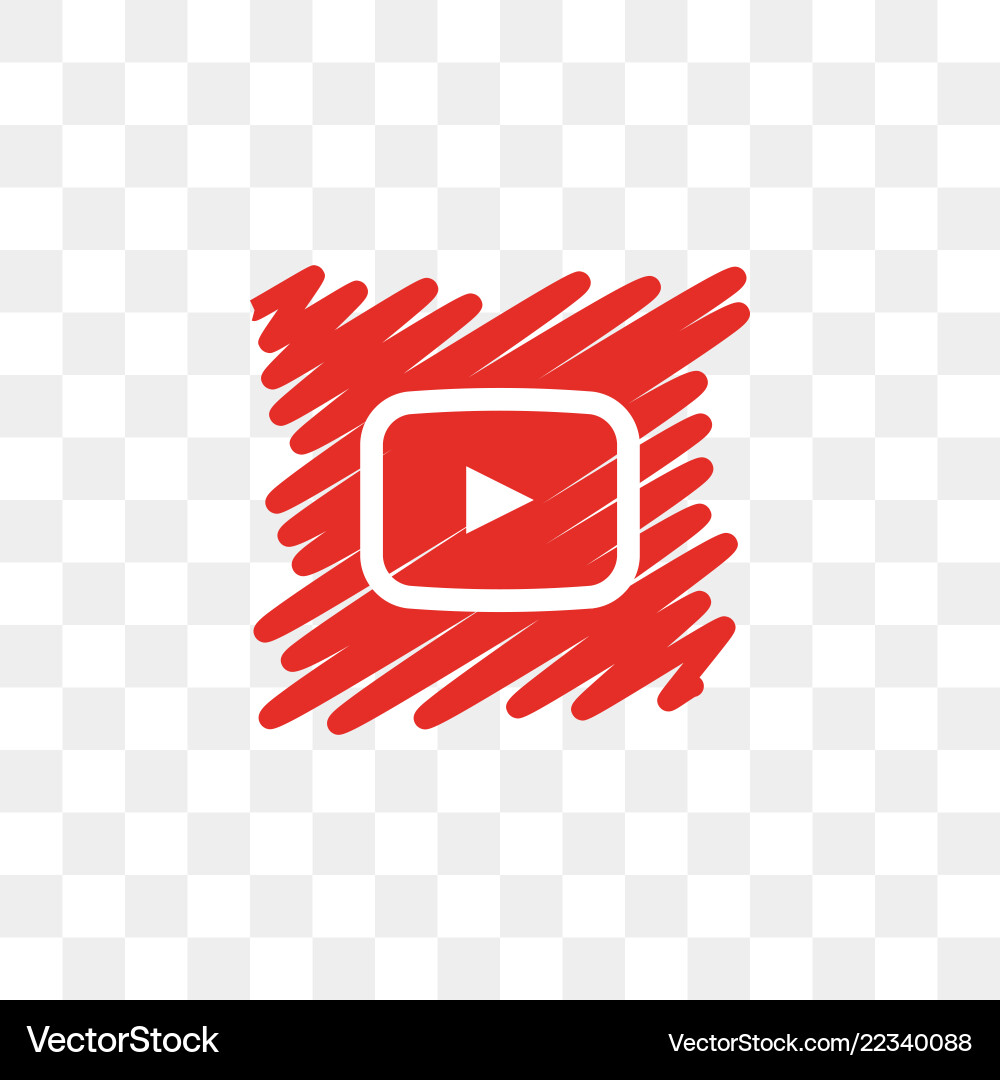 Youtube social media icon design template Vector Image