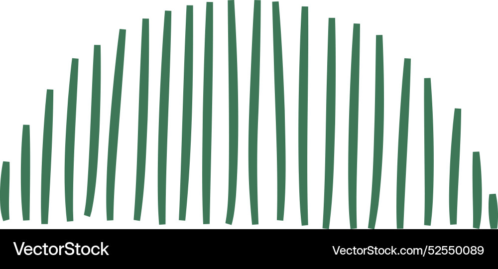 Abstract arch lines doodle Royalty Free Vector Image