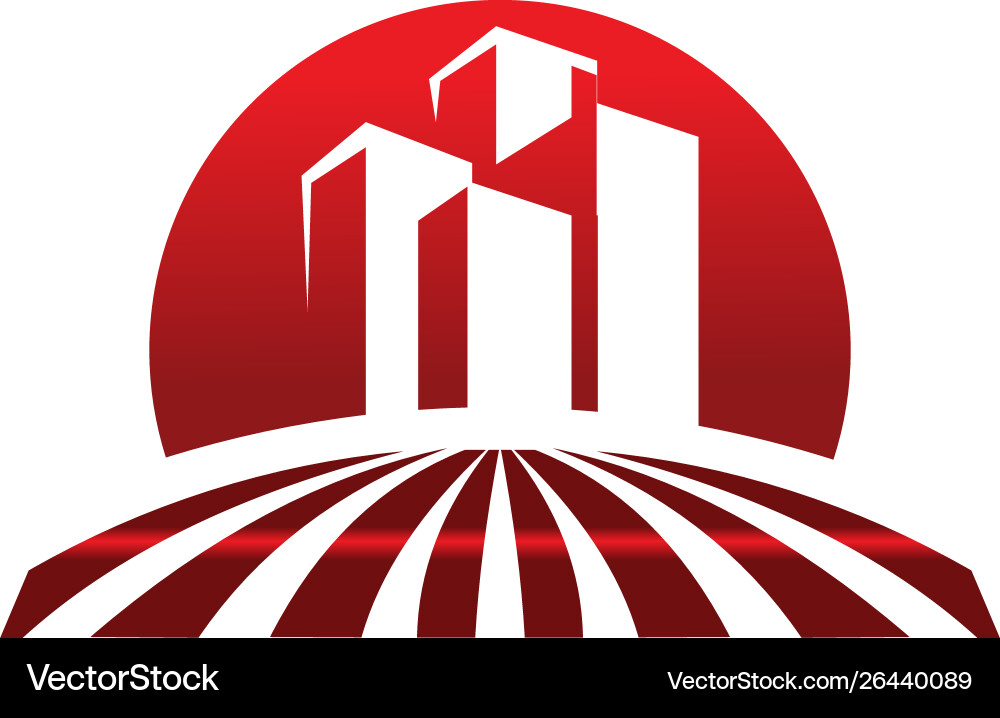 Build logo template Royalty Free Vector Image - VectorStock