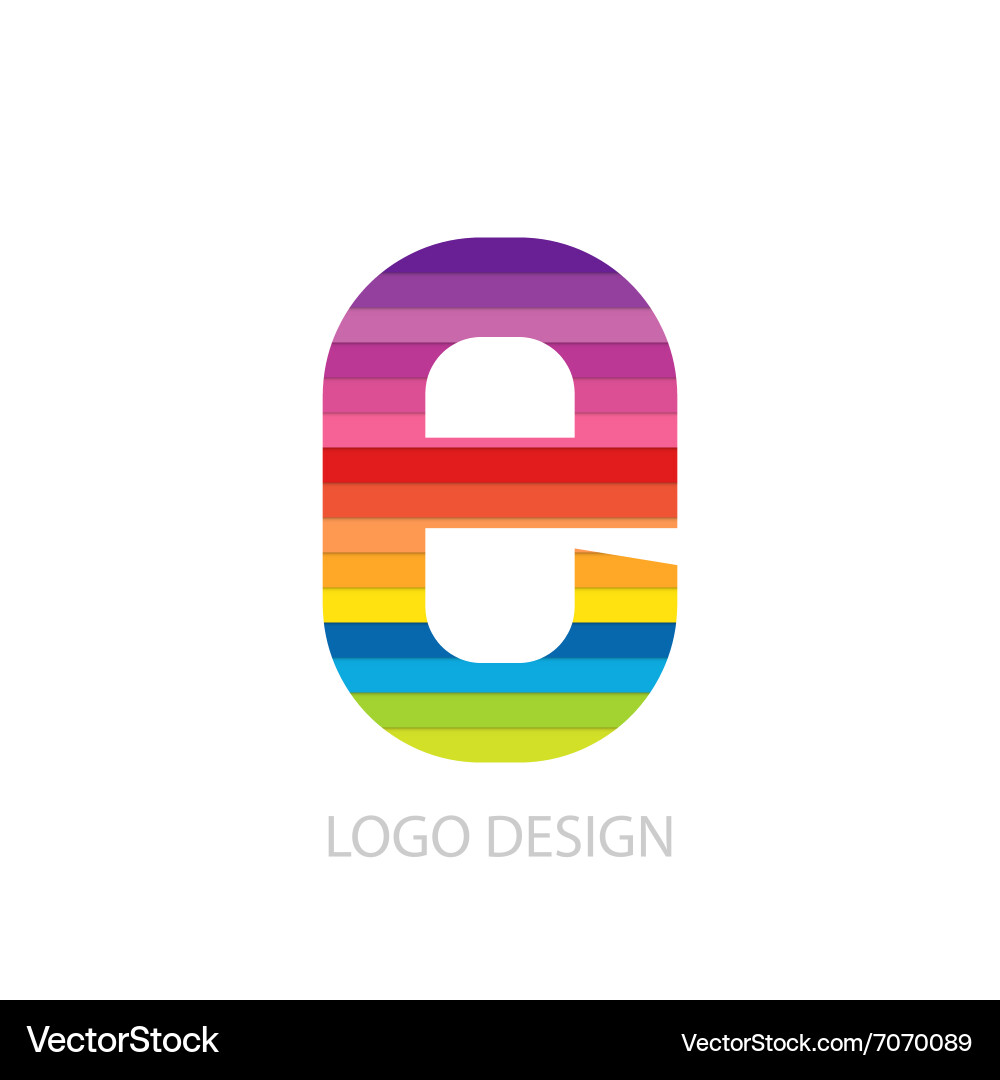 Colorful logo letter Royalty Free Vector Image