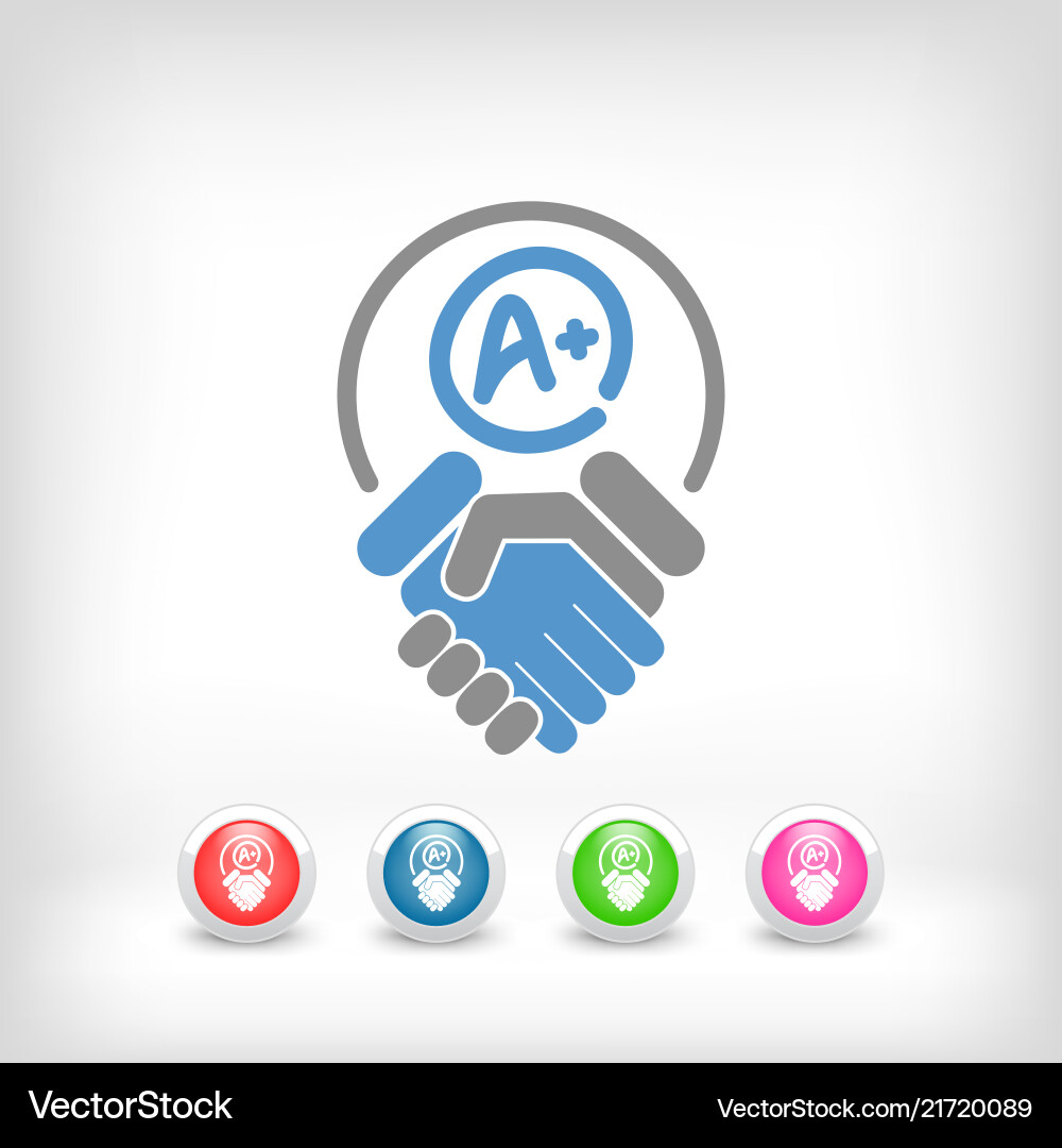 Congratulations for maximum evaluation Royalty Free Vector