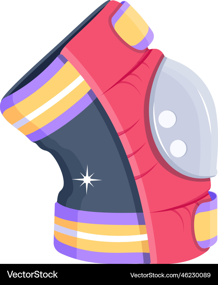 Elbow pad Royalty Free Vector Image - VectorStock