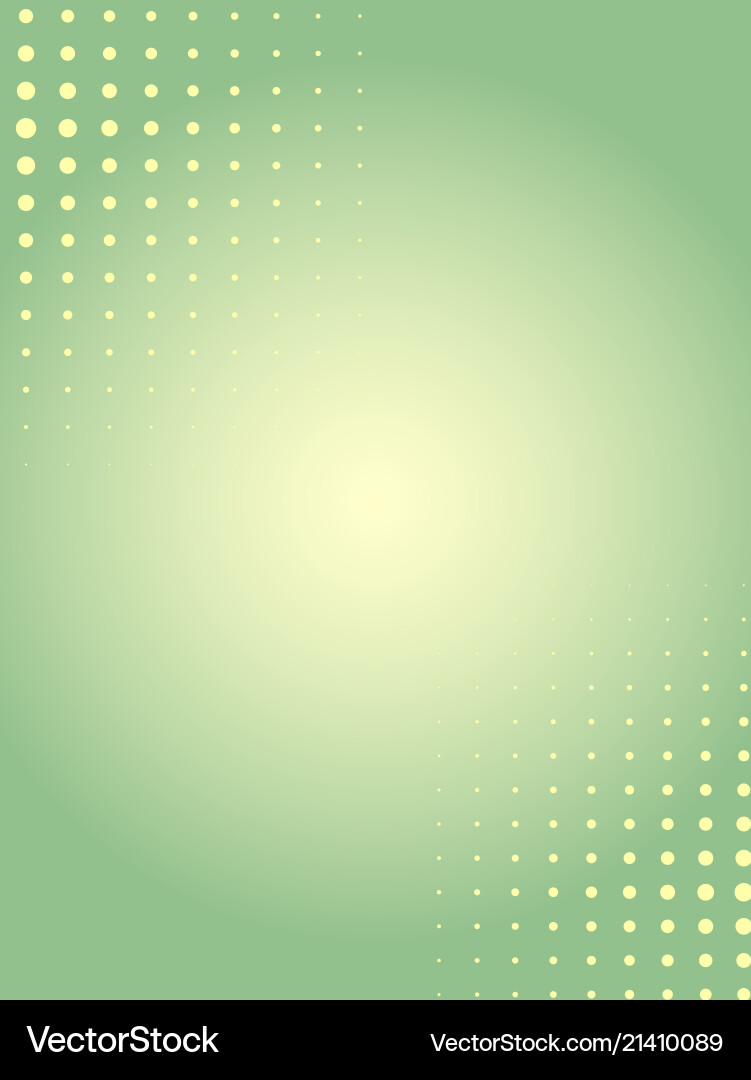 Pop art background the green color turns Vector Image