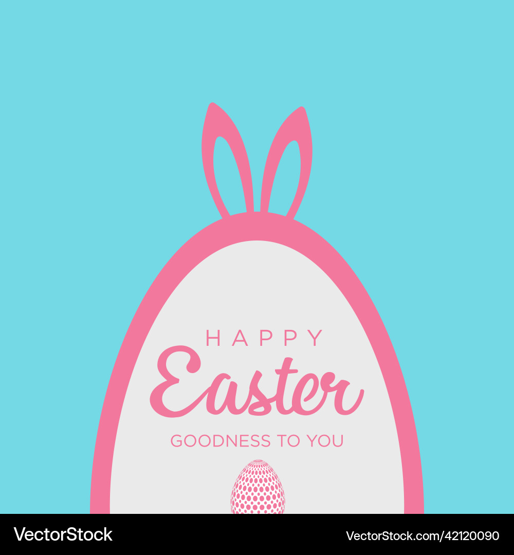 Banner design of happy easter Royalty Free Vector Image
