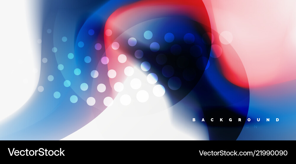 Mixing liquid color flow abstract background Vector Image