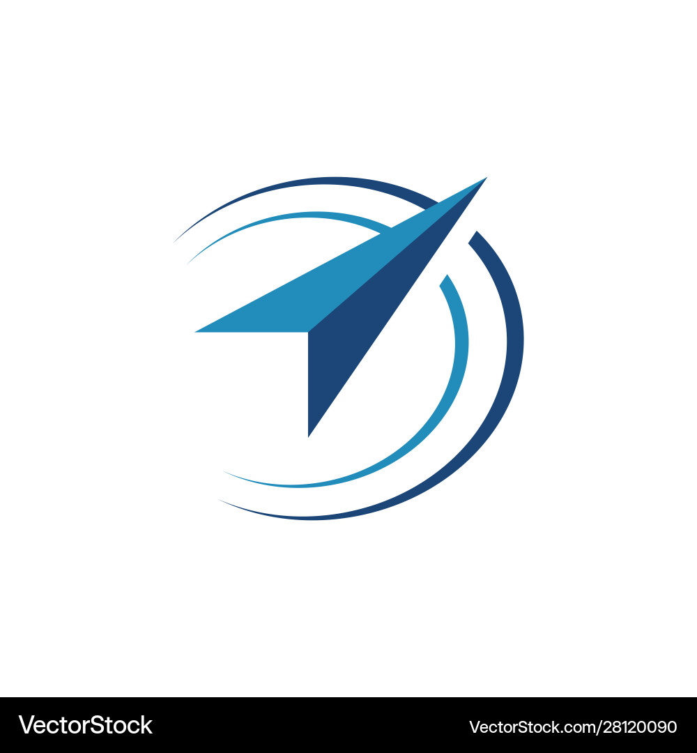 North sign logo concept design template Royalty Free Vector