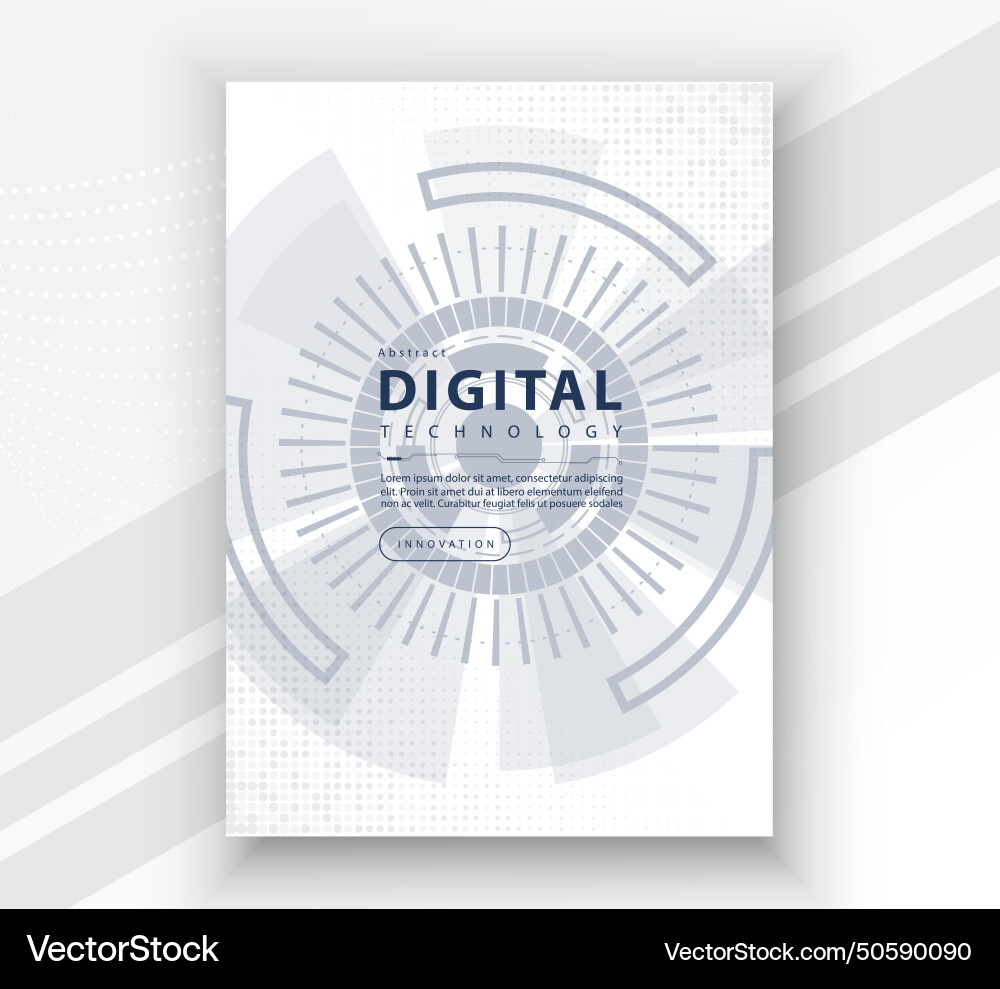 Poster brochure cover banner presentation layout Vector Image