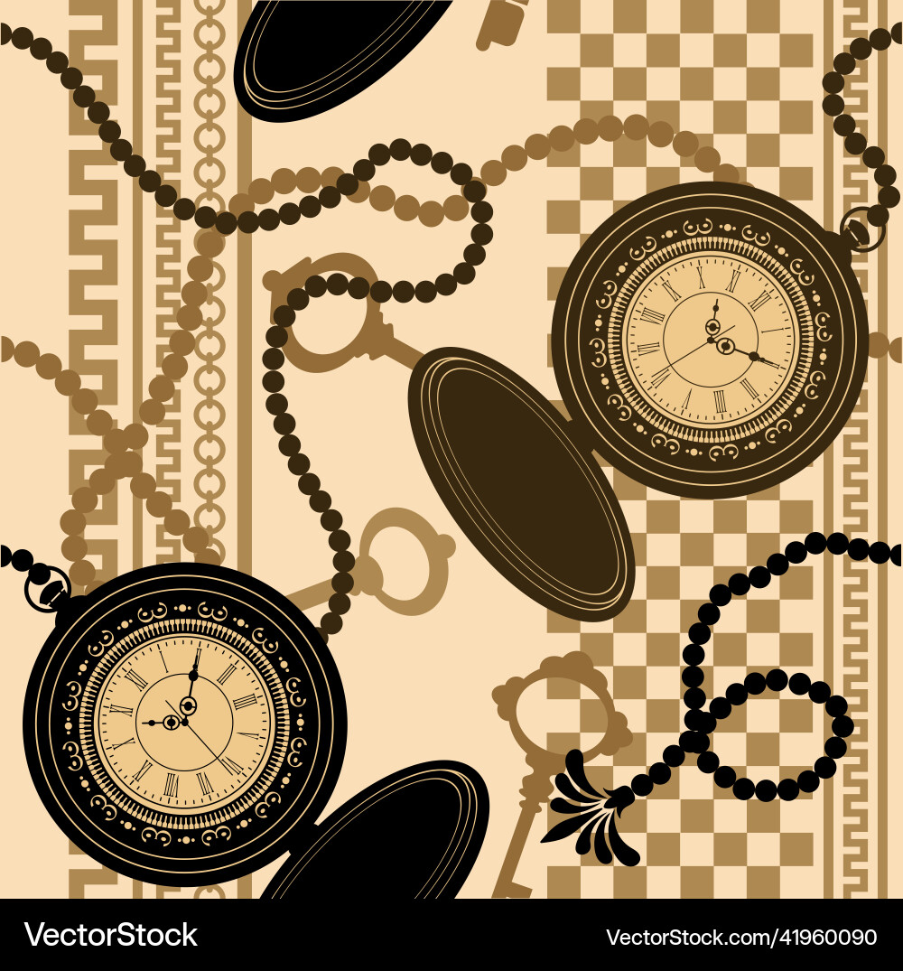 Seamless pattern decorated with precious stones Vector Image