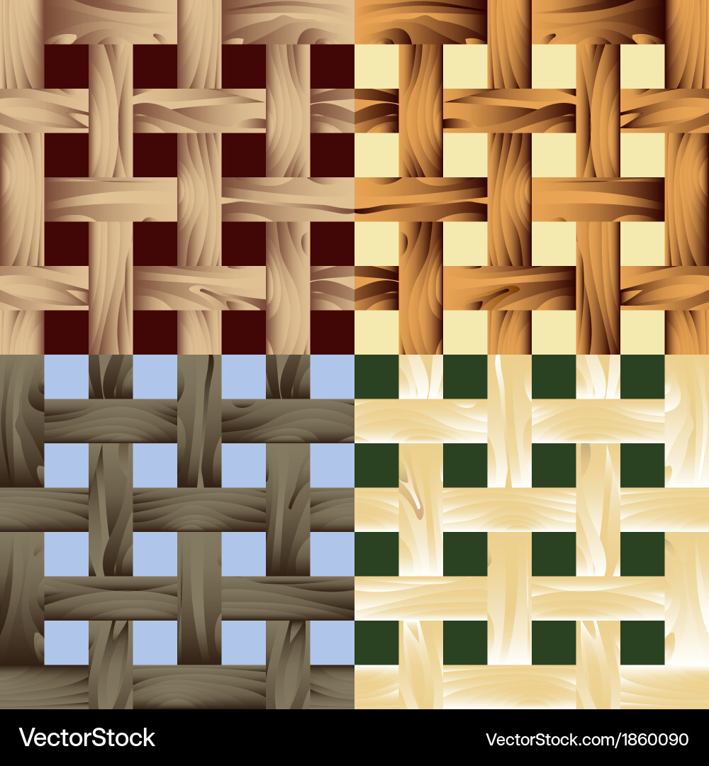 Seamless wooden lath pattern Royalty Free Vector Image