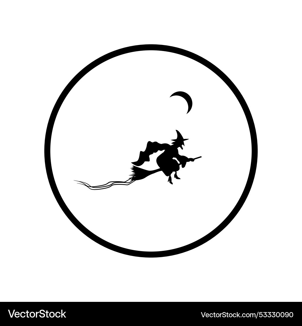 Simple witch icon Royalty Free Vector Image - VectorStock