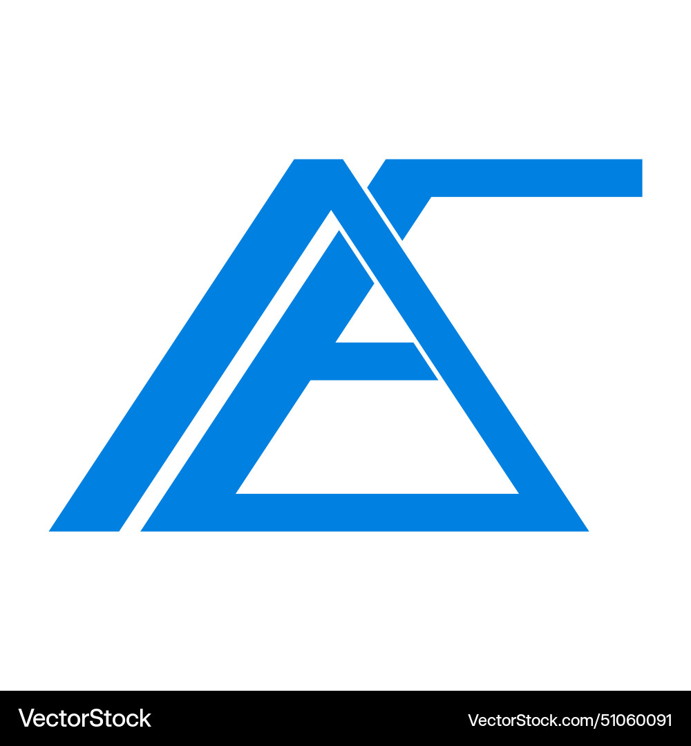 Ae letter logo Royalty Free Vector Image - VectorStock