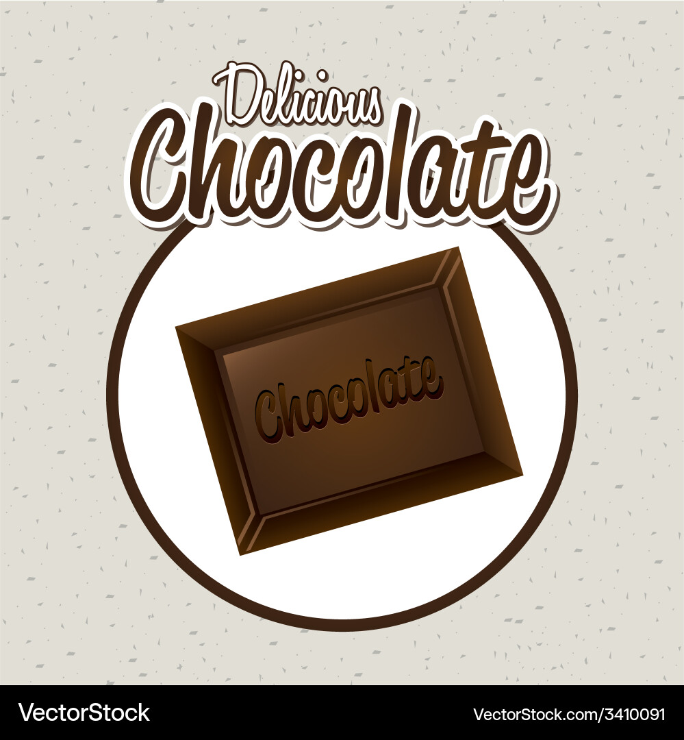 Chocolate design Royalty Free Vector Image - VectorStock