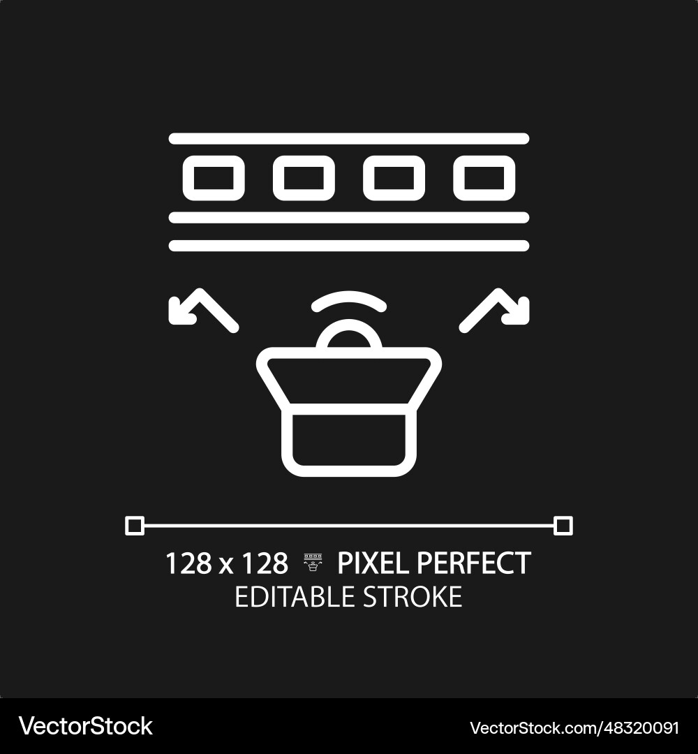 Customizable resilient sound channel white thin Vector Image