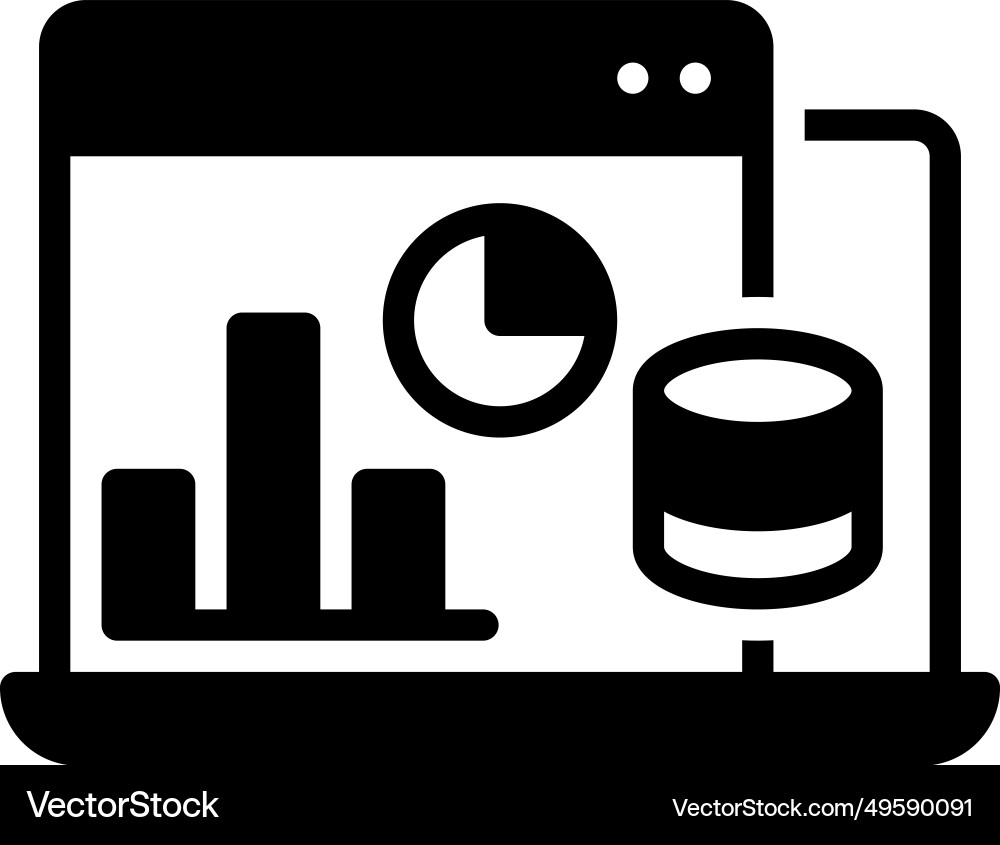 Data base Royalty Free Vector Image - VectorStock