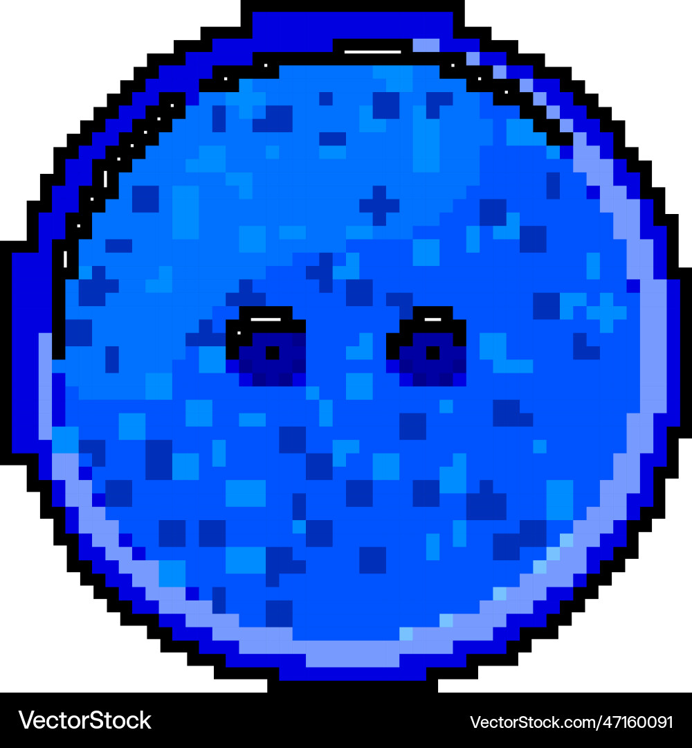 Textile sewing button game pixel art Royalty Free Vector