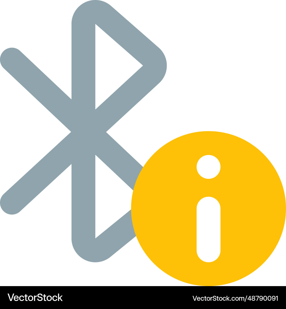 Using bluetooth for transferring details Vector Image