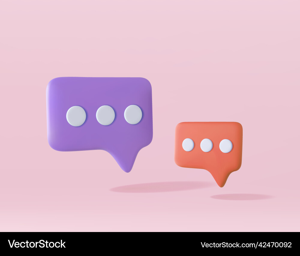 Blank red speech bubble pin Royalty Free Vector Image