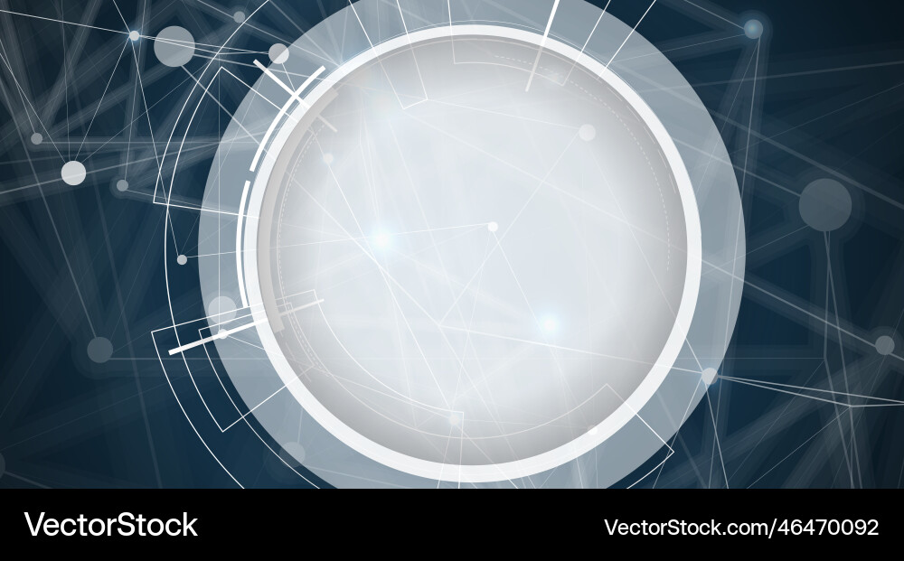 Global infinity computer technology concept Vector Image