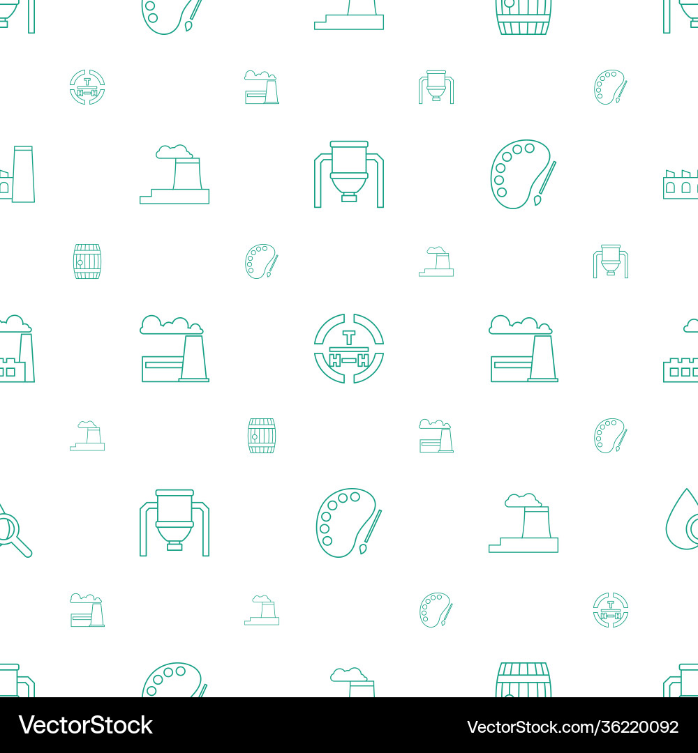 Oil icons pattern seamless white background Vector Image