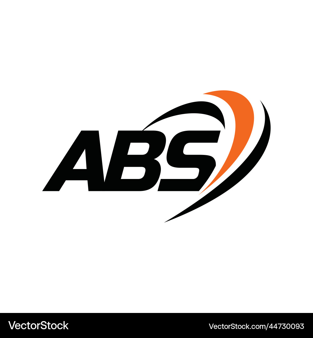 Abs monogram logo Royalty Free Vector Image - VectorStock