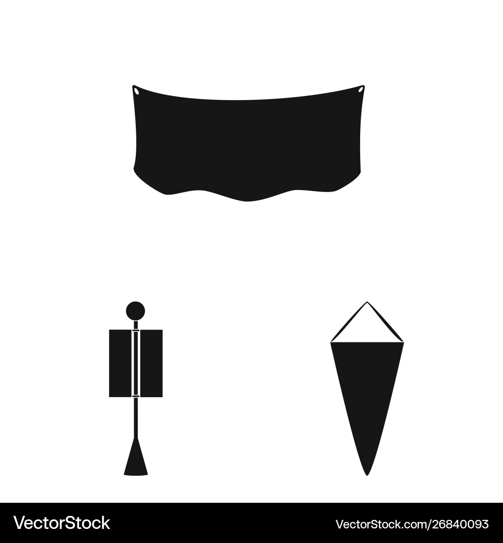 Material and media logo Royalty Free Vector Image