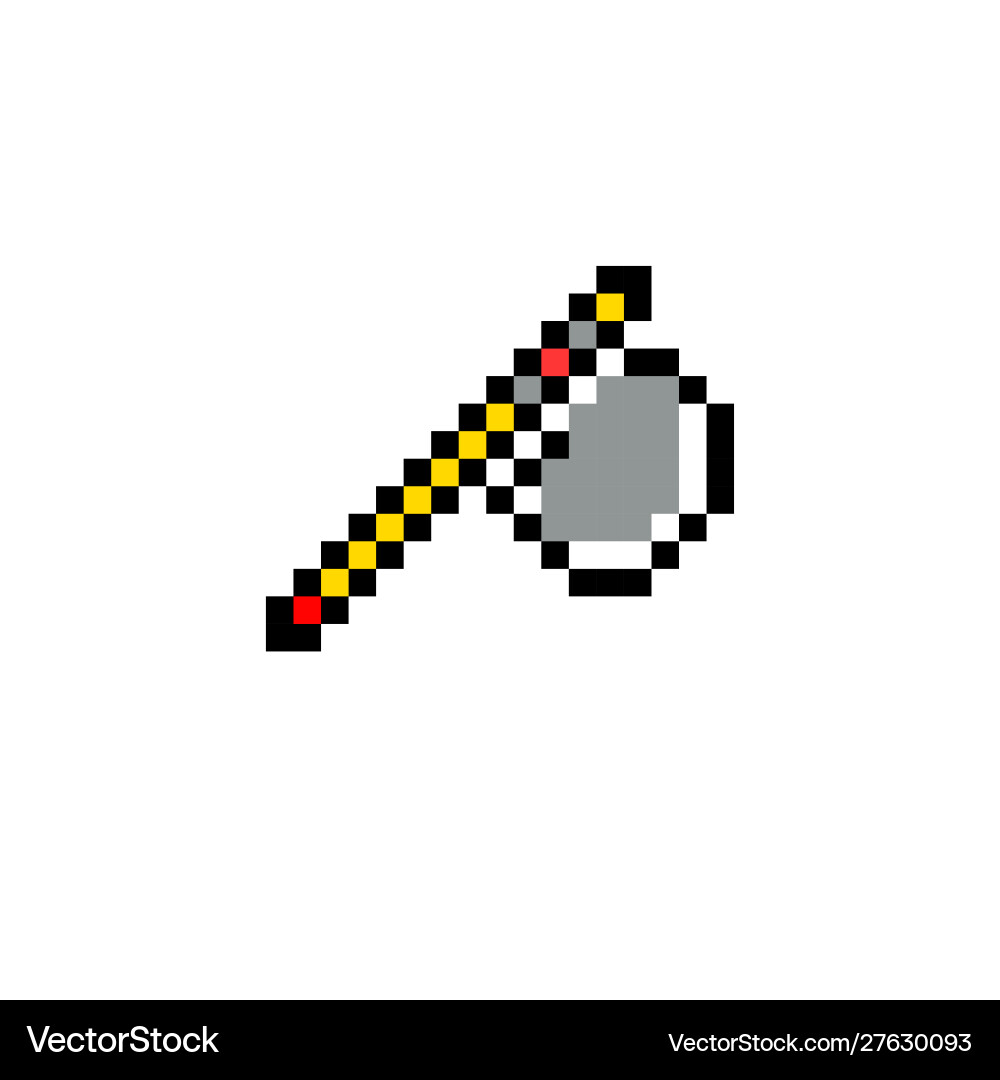 Pixel object art Royalty Free Vector Image - VectorStock