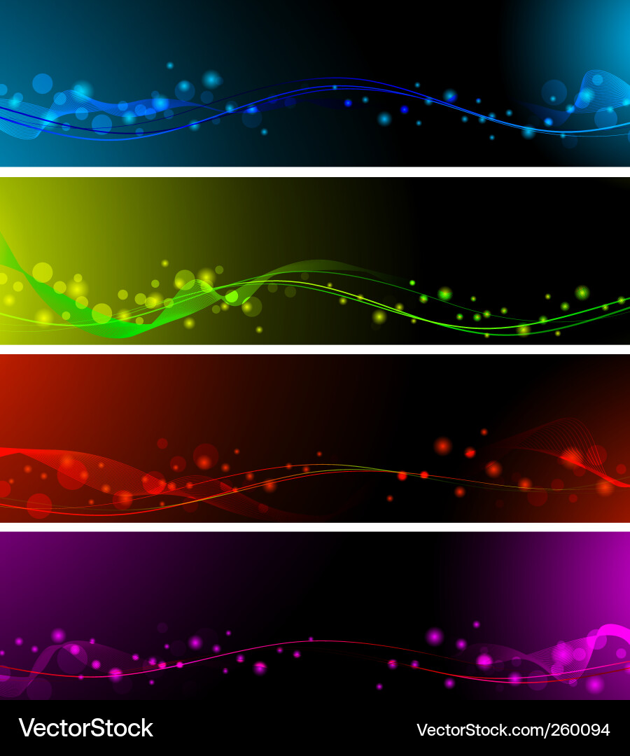 Banner collection Royalty Free Vector Image - VectorStock