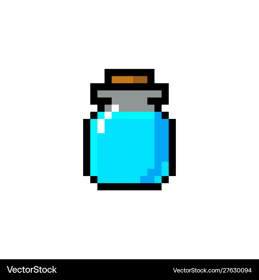 Pixel Objekt Kunst Lizenzfreies Vektorbild - VectorStock