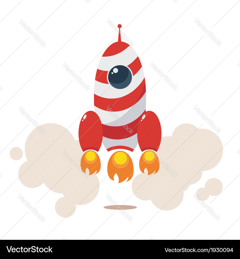 Rocket Royalty Free Vector Image - VectorStock