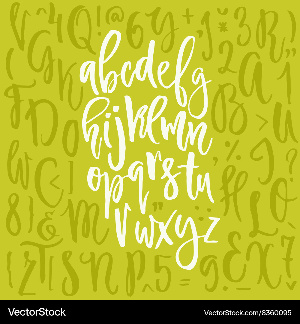 Alphabet Royalty Free Vector Image - VectorStock