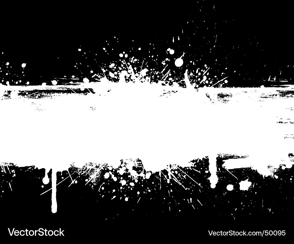 Grunge splatter Royalty Free Vector Image - VectorStock