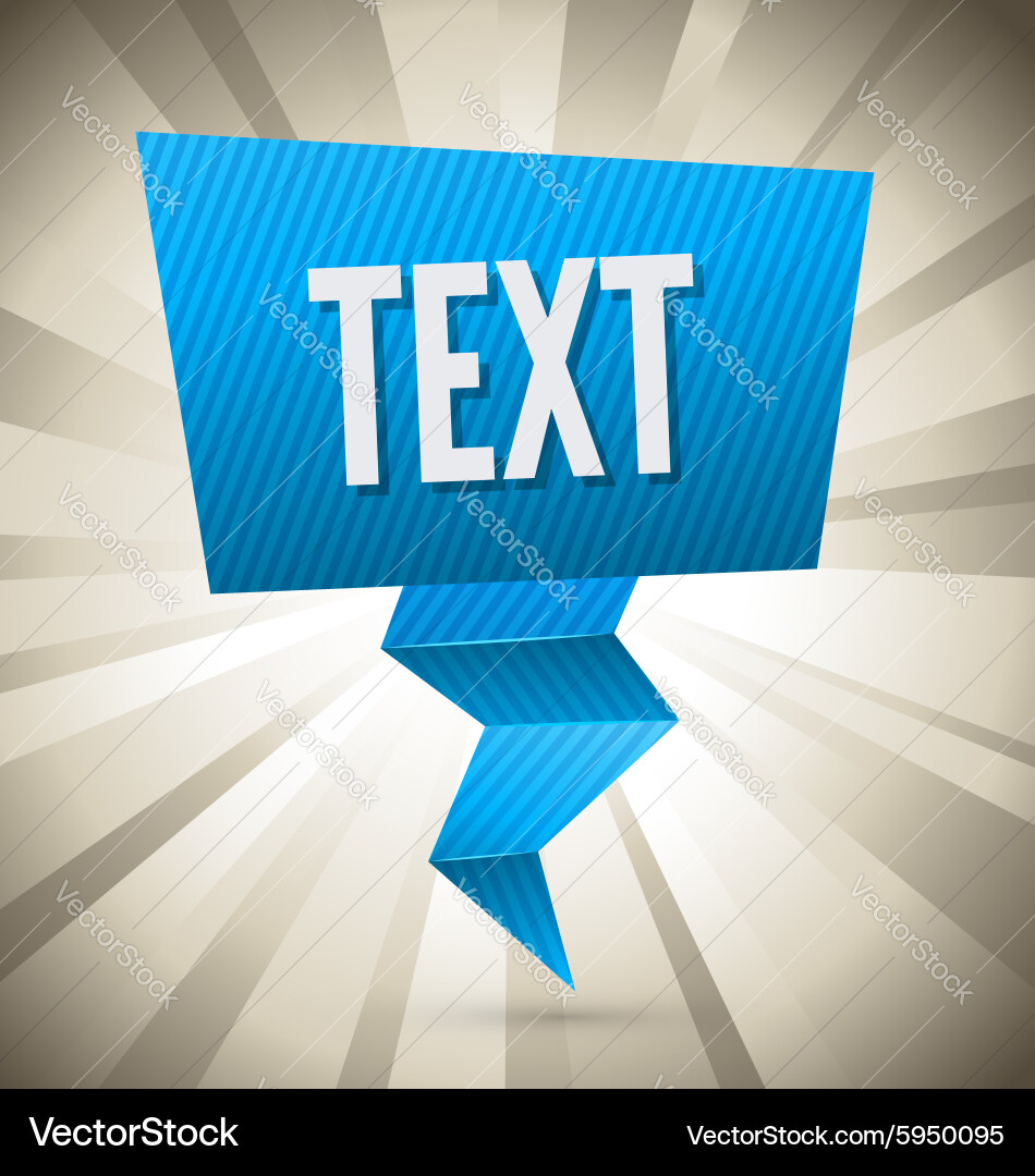 Paper pointer Royalty Free Vector Image - VectorStock