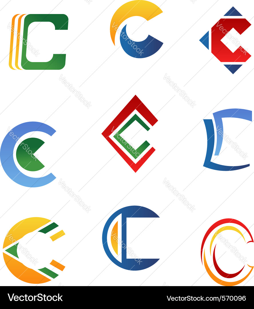 Alphabet symbols Royalty Free Vector Image - VectorStock