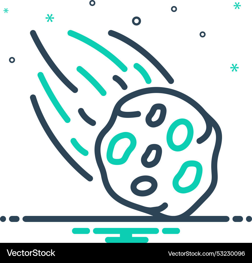 Asteroid Royalty Free Vector Image - VectorStock