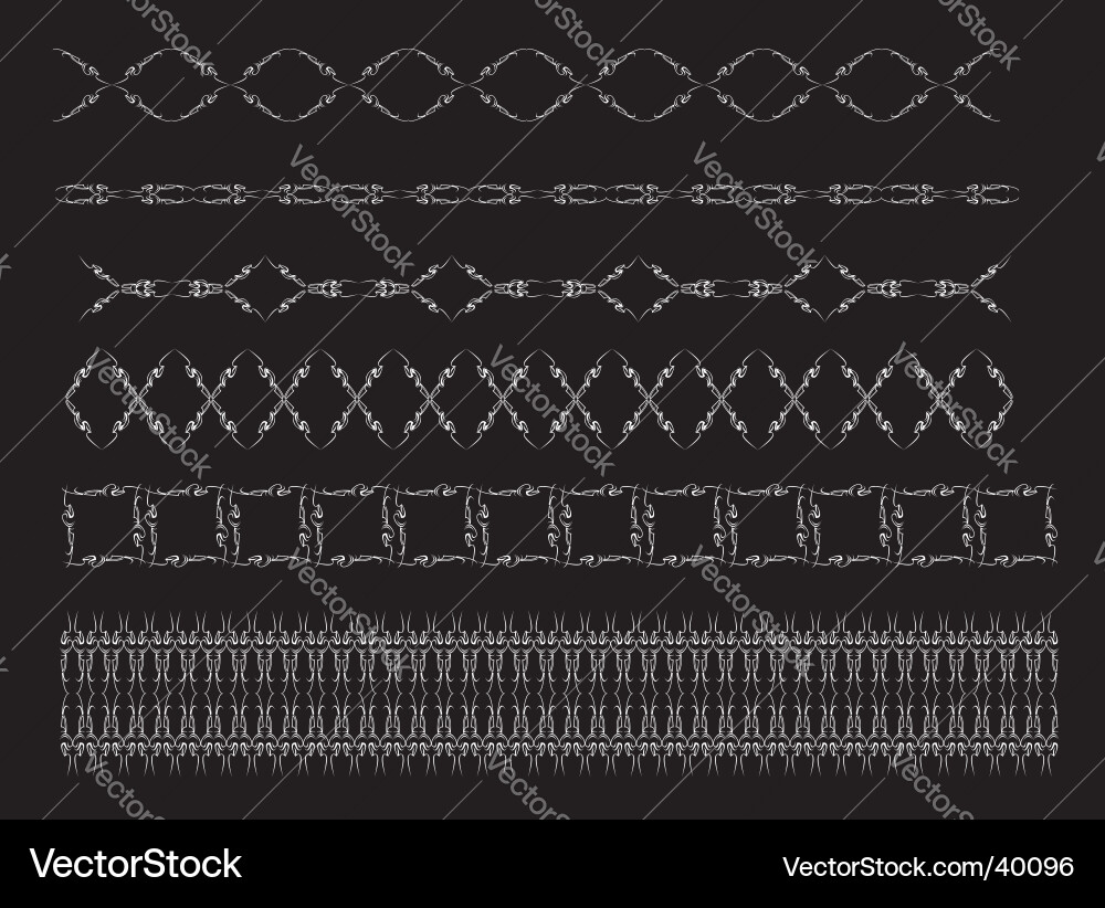 Chain elements Royalty Free Vector Image - VectorStock