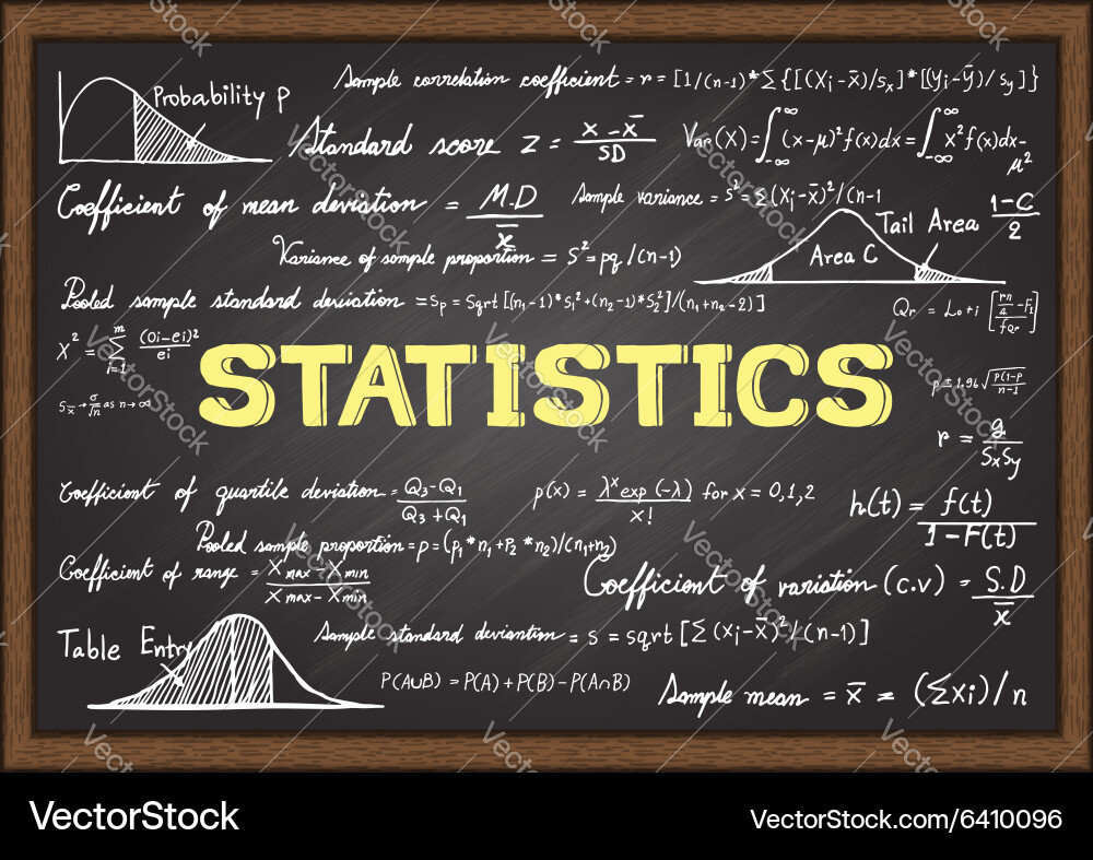 Statistics Royalty Free Vector Image - VectorStock