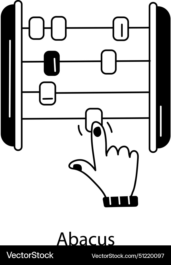 Abacus Royalty Free Vector Image - VectorStock